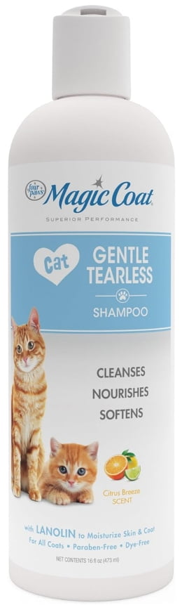 Four Paws Magic Coat Gentle Tearless Cat and Kitten Shampoo [Cat ...
