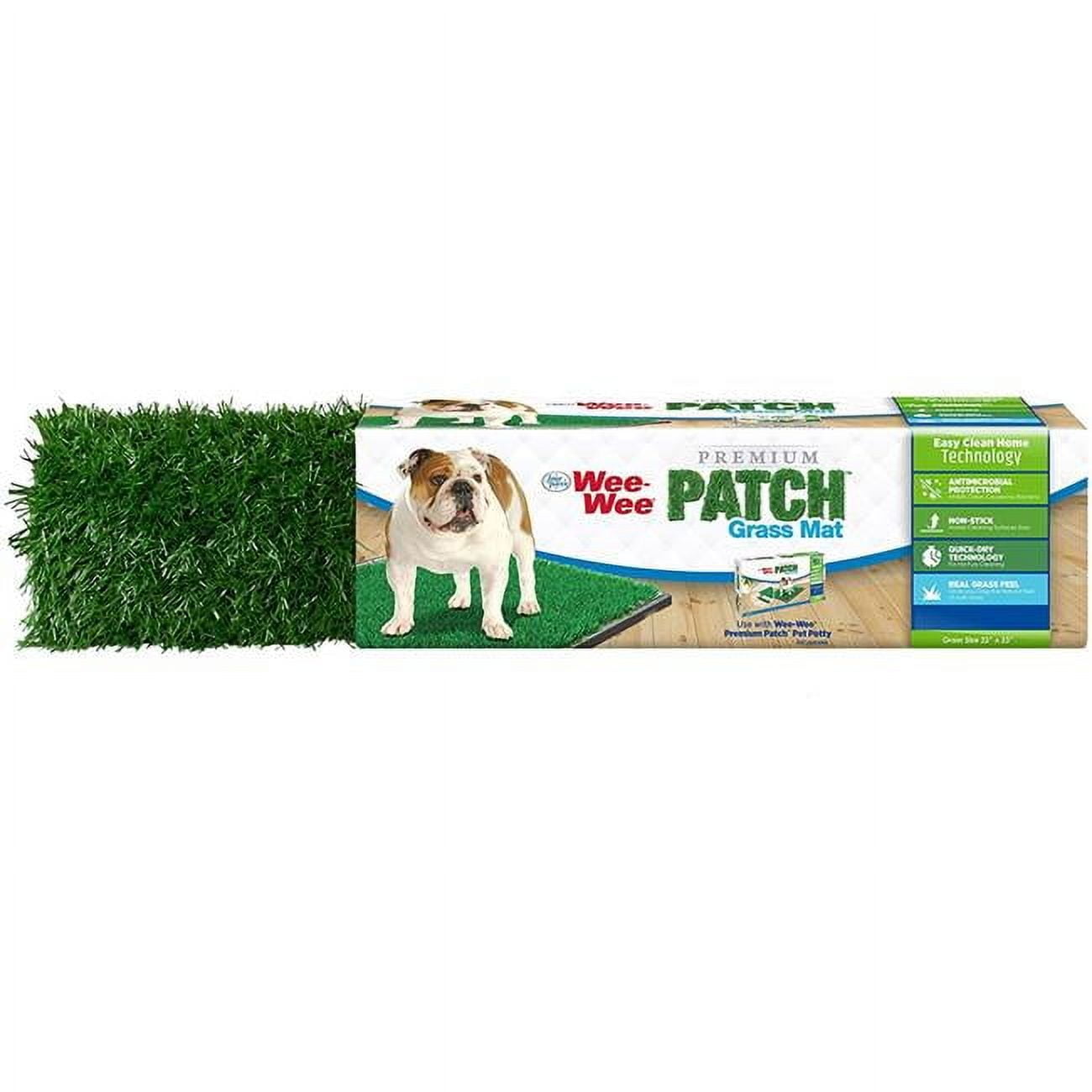 Four Paws 22x23 in Dog Grass Mat, Wee-Wee Premium Patch, Odor Control ...