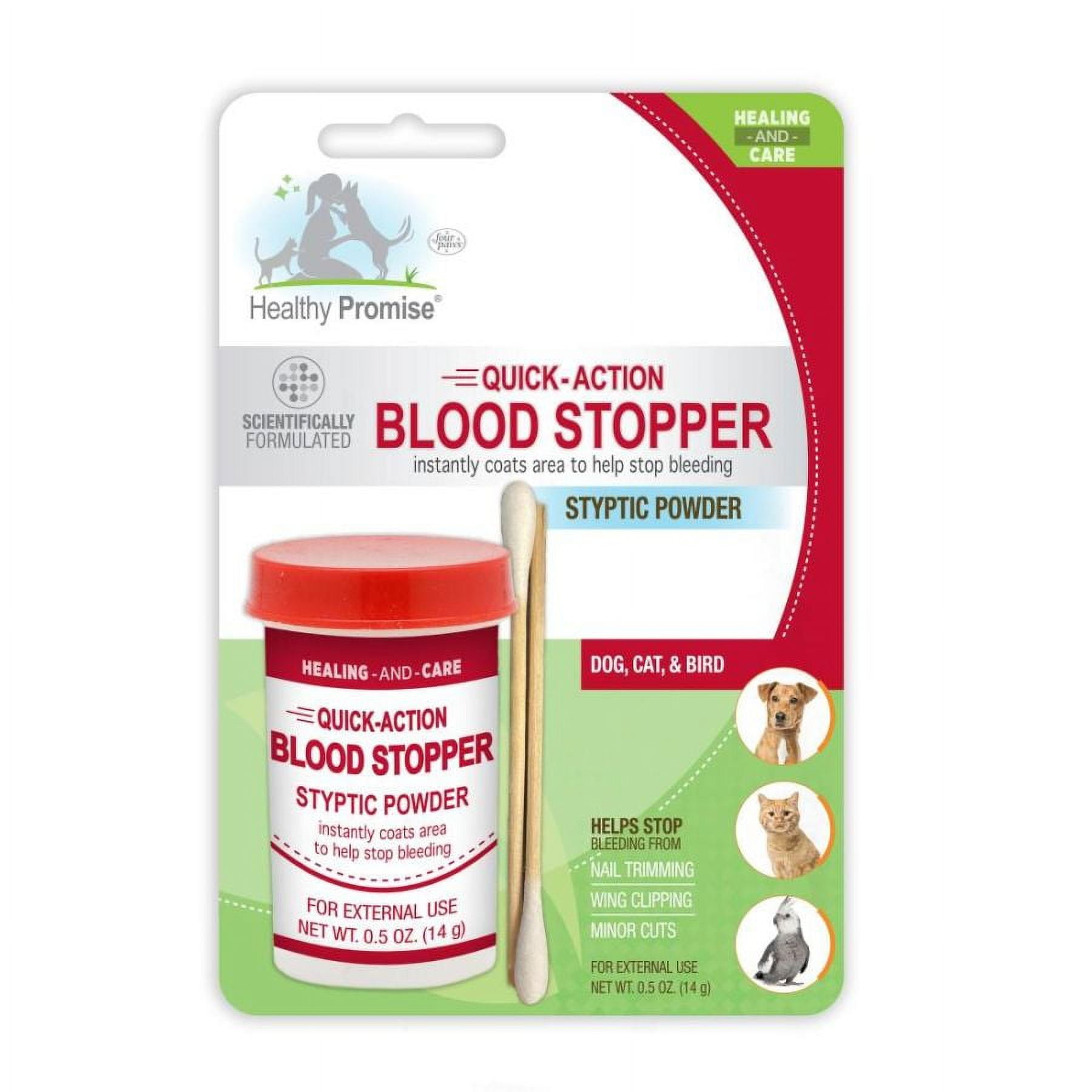 Xpression Pet Four Paws Quick Blood Stopper Styptic Powder, Antiseptic ...