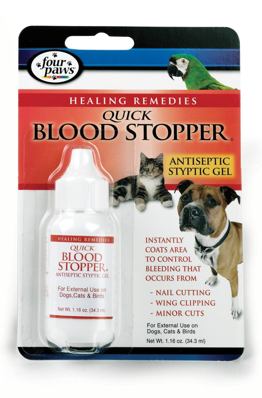 Four Paws Quick Blood Stopper Gel 1.16 oz - Walmart.com