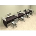 Four Person Divider Modern Office Workstation Desk Set, #OT-SUL-SP11 ...