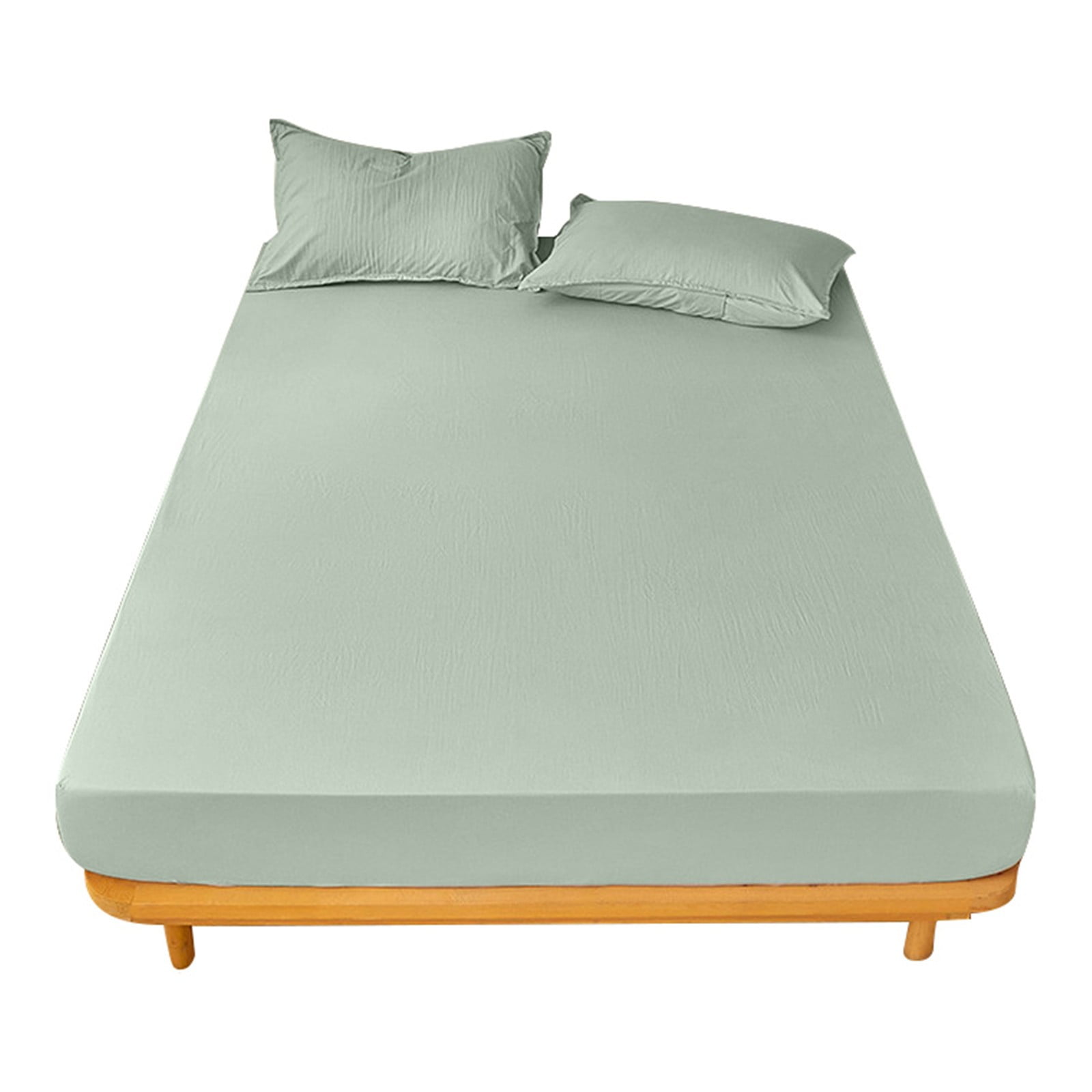 Four-Piece Bedding Set,Solid Color Japanese Yarn Dyed Single Bed Cover ...