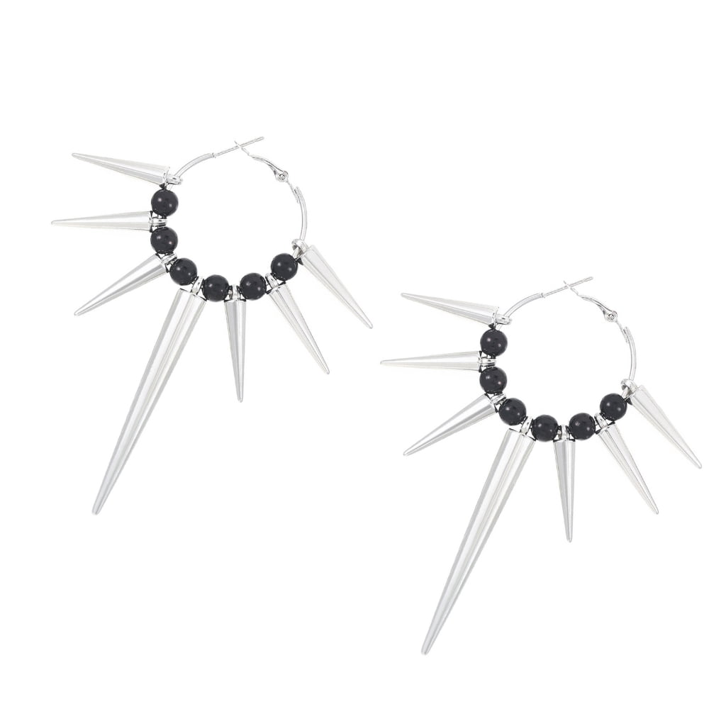 Four Point Star Gothic Earrings Rivet Ear Rings for Music Festivals and ...