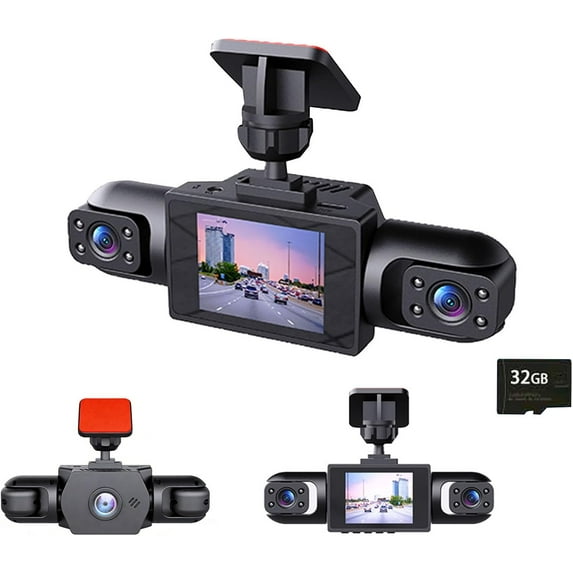 Four-Record Monitoring Driving Recorder,360 Degree Full View Car ...