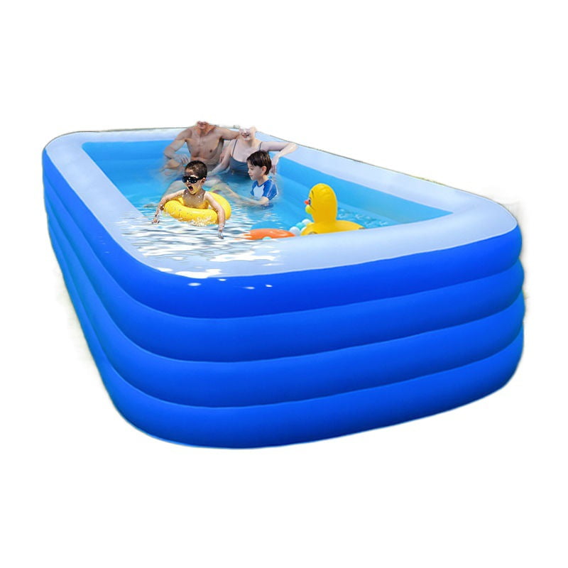 Four Ring Raised and Thickened Single Bottom Square Family Inflatable ...