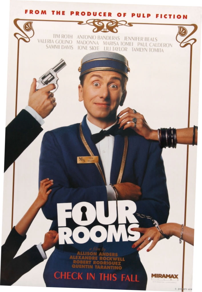 Four Rooms poster Metal Print 12x16 Large Art Print on Metal 12x16 ...