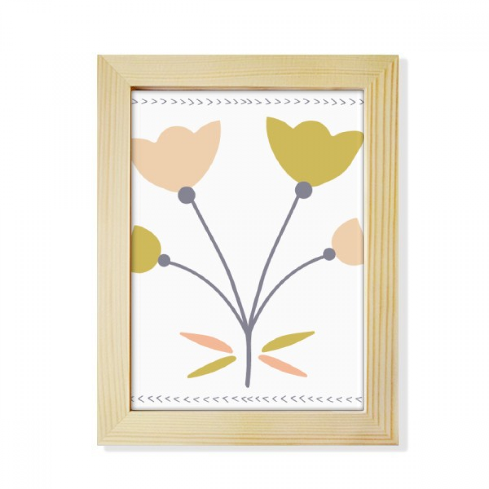 Four Roses s Art Desktop Adorn Photo Frame Display Art Painting Wooden ...