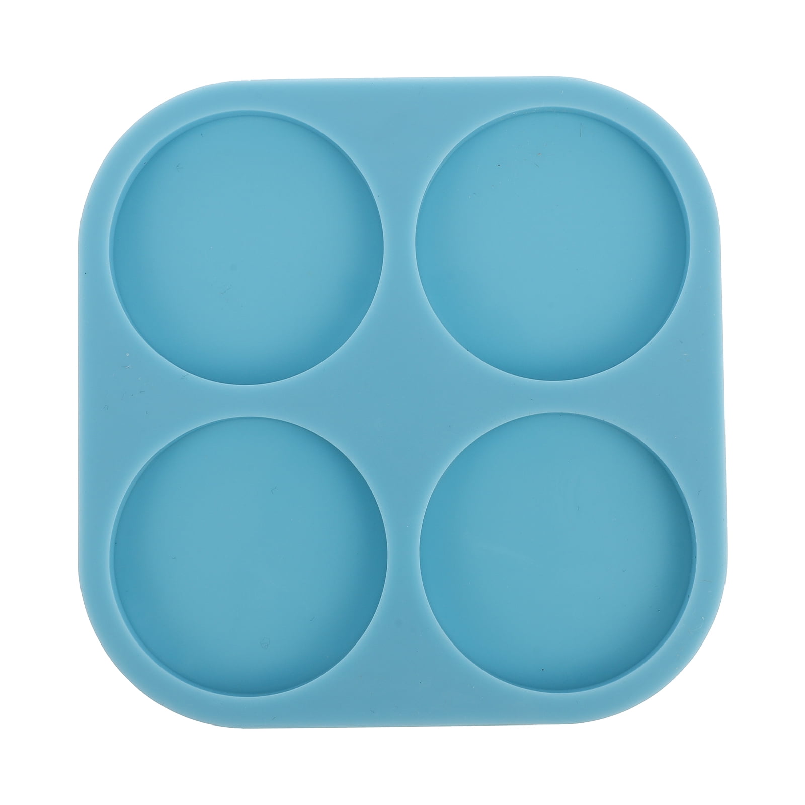 Four Round Silicone Molds Epoxy Silicone Mold Molds DIY Craft Cavity ...