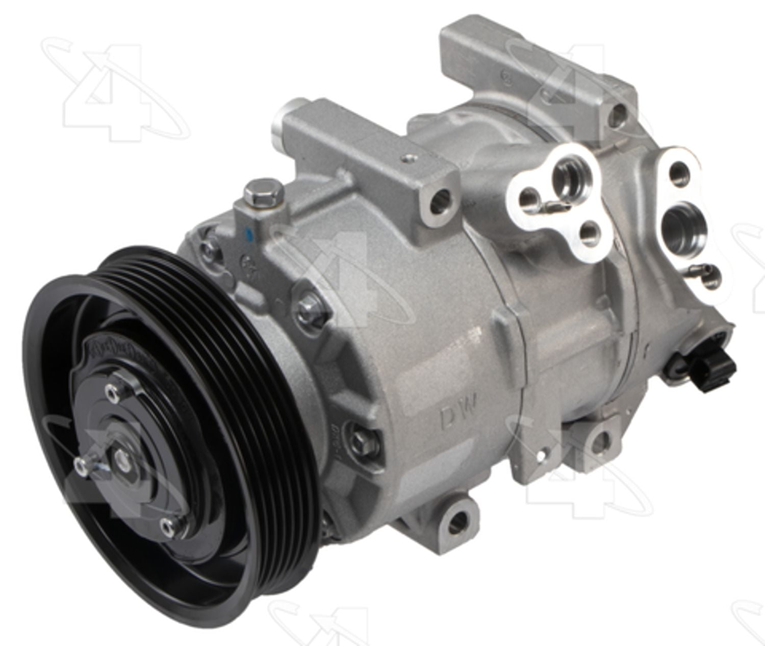 Four Seasons 168393 New Halla HCC-DVE16 Compressor w/ Clutch For 17 Kia ...