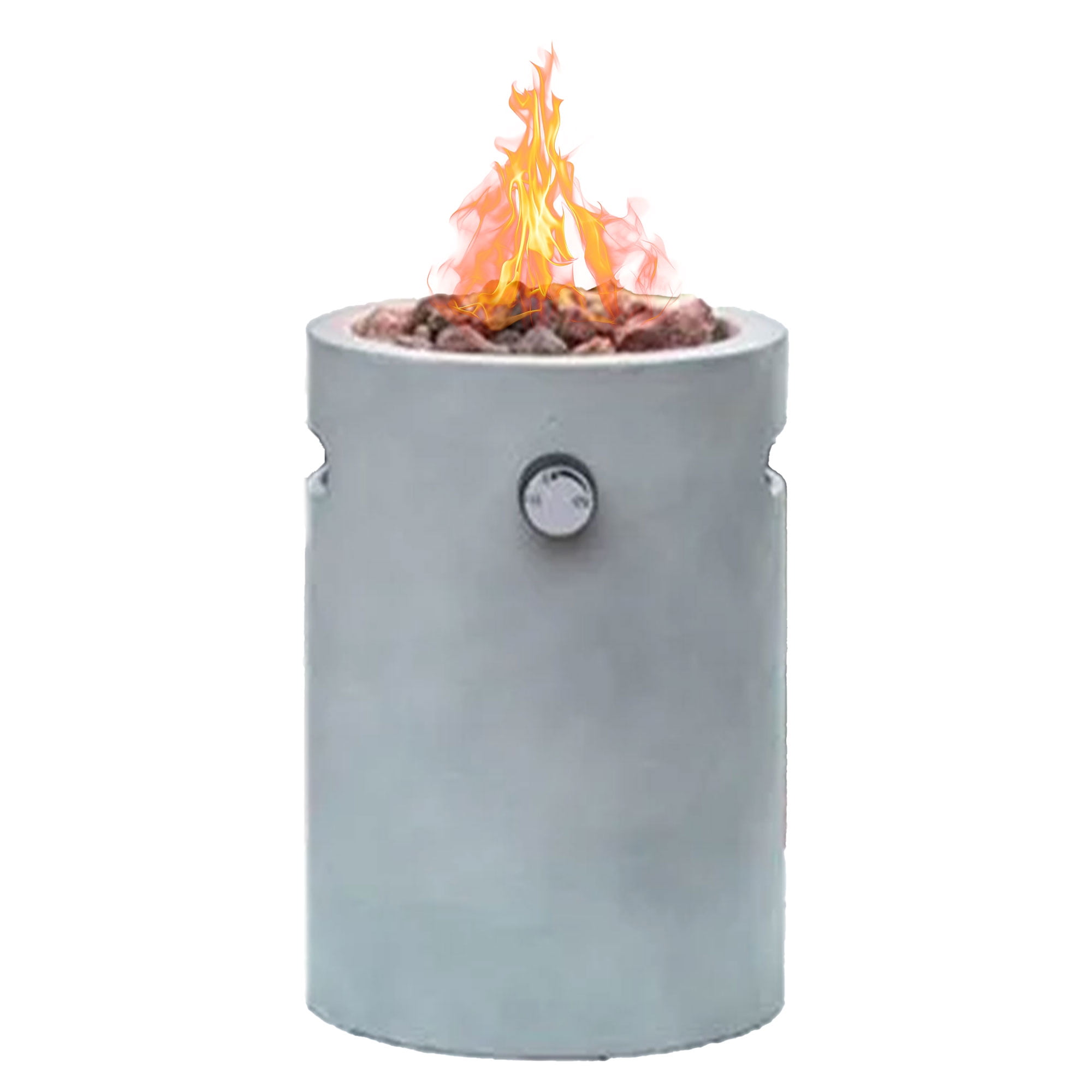 Four Seasons Courtyard 10000 BTU 10 Inch Round Column Portable Gas Fire ...