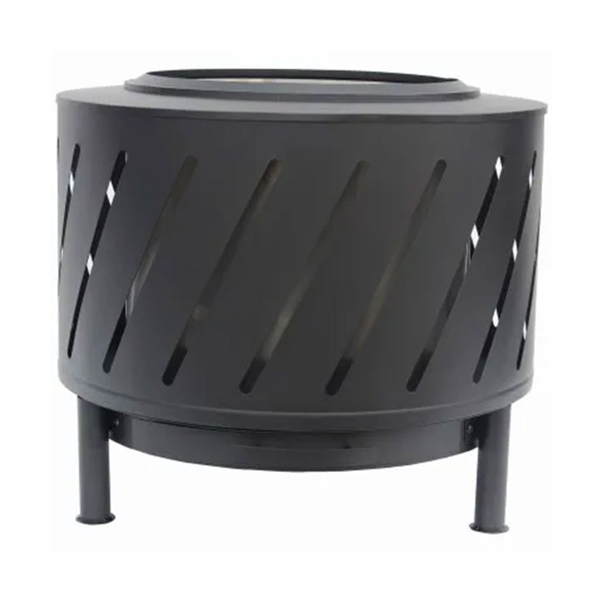 Four Seasons Courtyard 24” Diameter Round Steel Smokeless Fire Pit ...