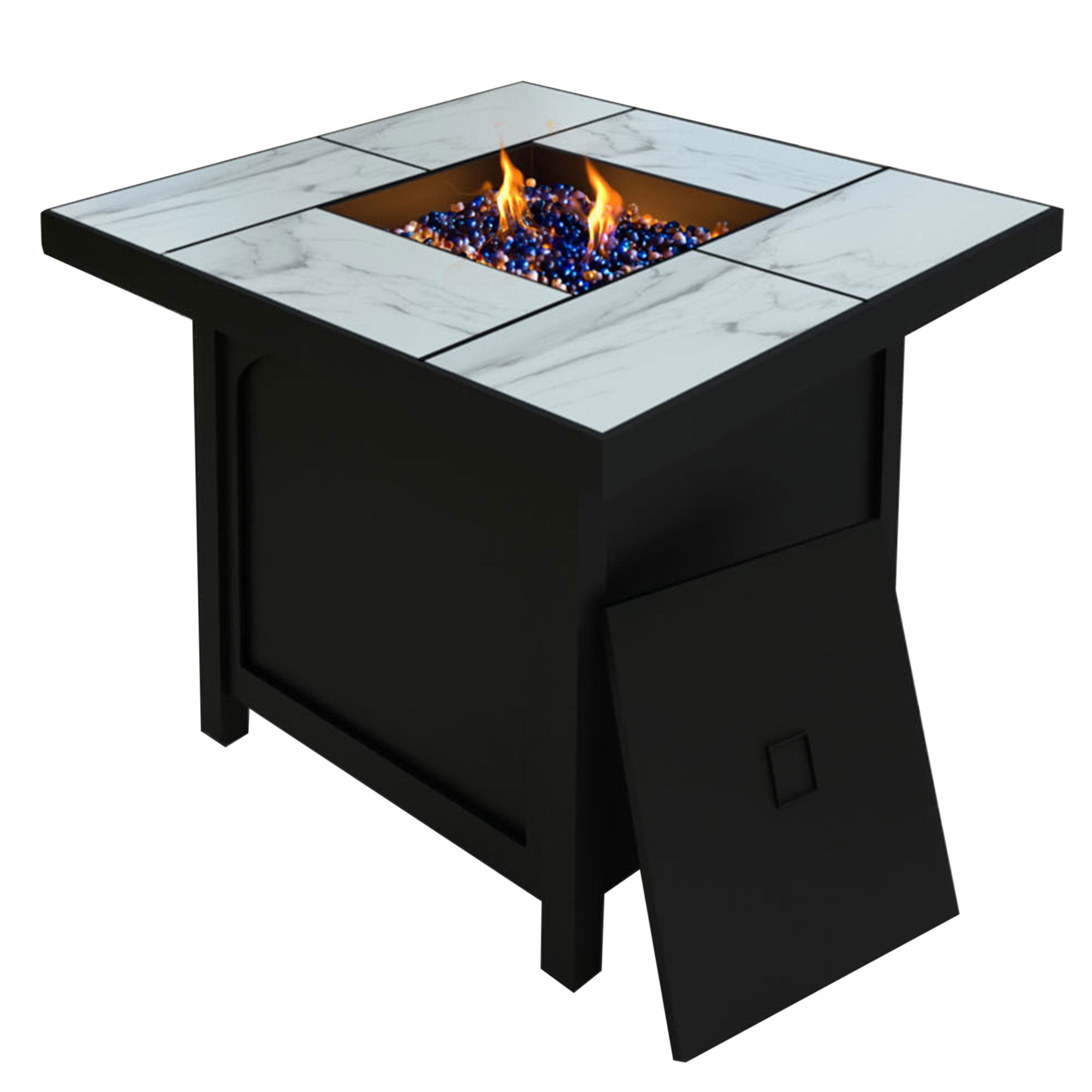 Four Seasons Courtyard Propane Fire Pit with Hidden Tank, 50,000 BTU ...