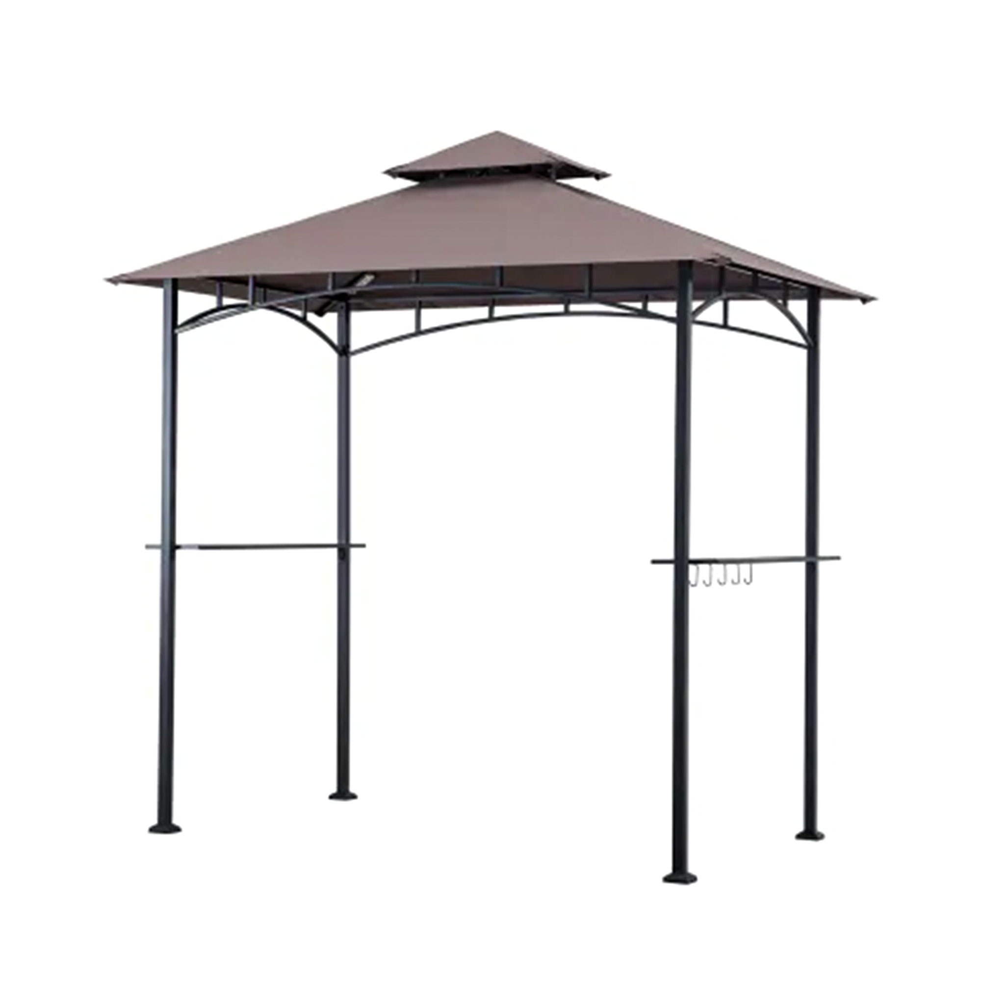 Four Seasons Courtyard Grill Gazebo With LED Lights and Steel Frame ...