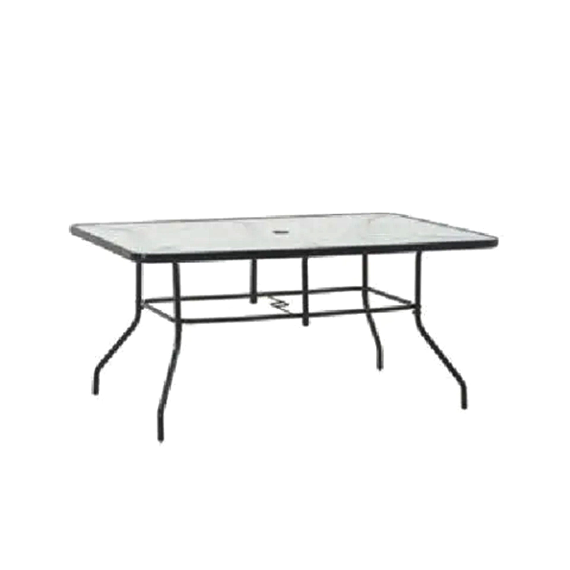 Four Seasons Courtyard Sunny Isle Glass Top Outdoor Dining Table