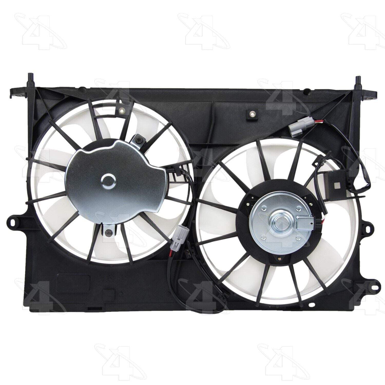 Four Seasons Dual Radiator and Condenser Fan Assembly for Corolla ...