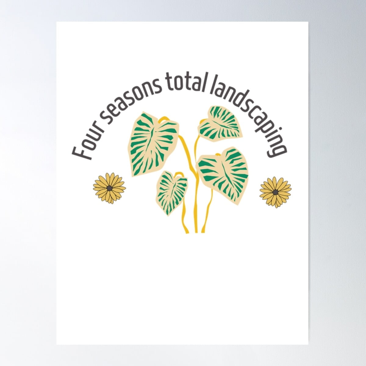 Four Seasons Total Landscaping Poster Wall Art, Modern Wall Decor For ...