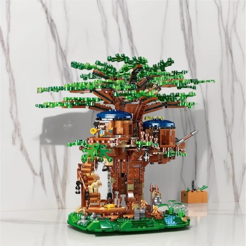 Four Seasons Tree House Scene Jungle Building Blocks IDEAS Series MOC ...