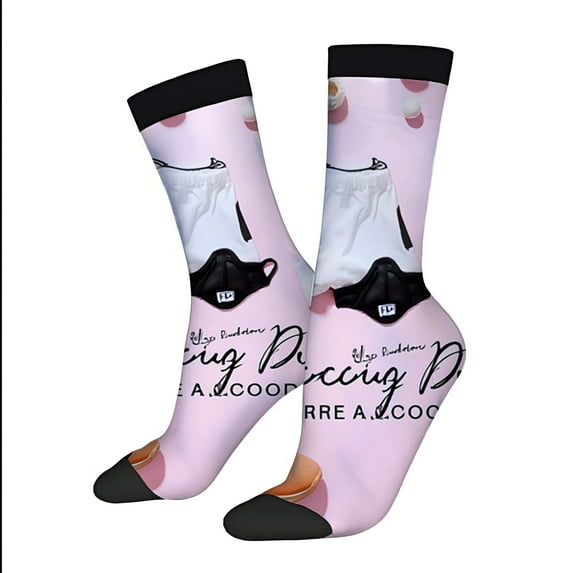 Four Seasons Universal Socks 2 Pairs Trendy Mixed Color Design with ...