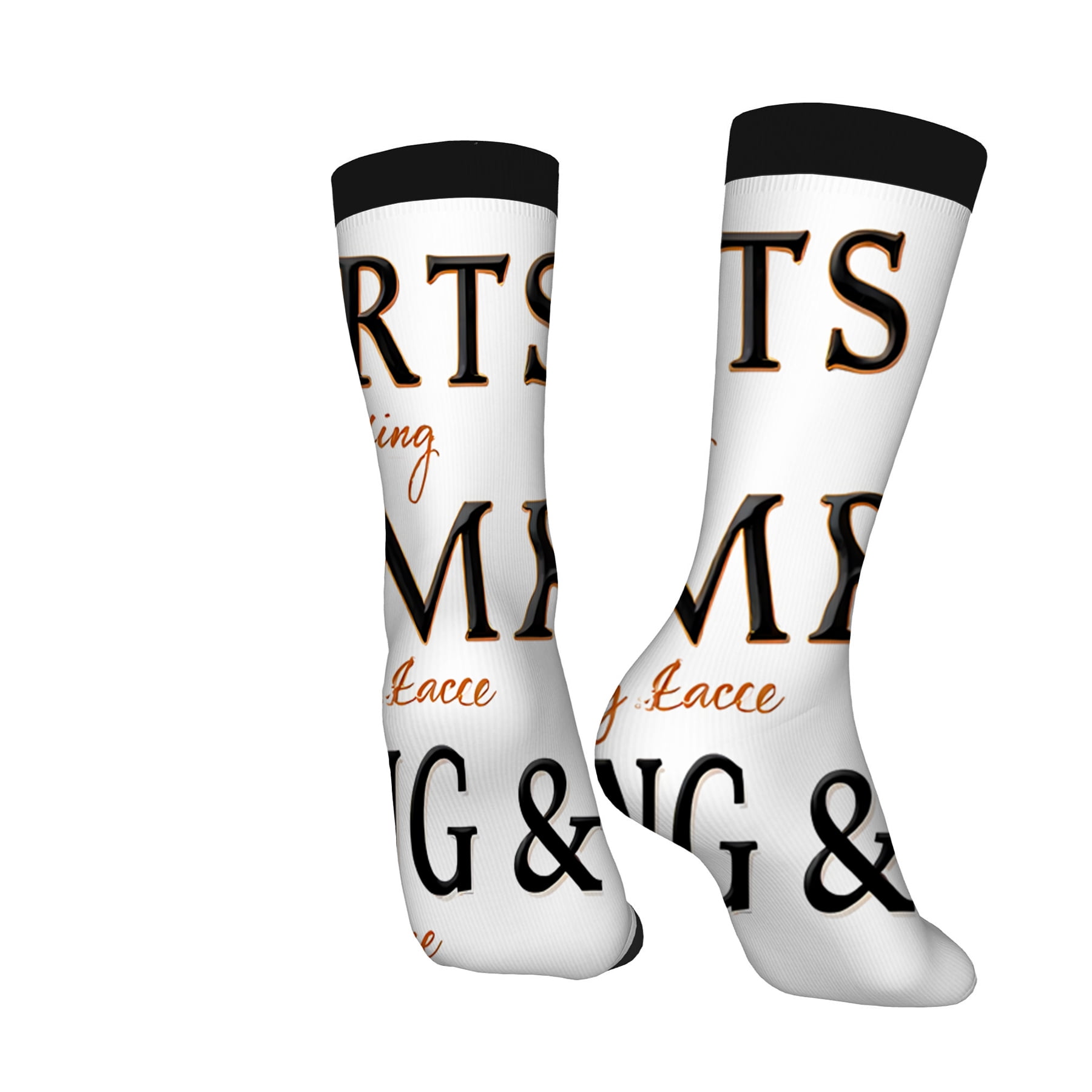 Four Seasons Universal Socks - 2 Pairs Trendy Mixed Color Design with ...