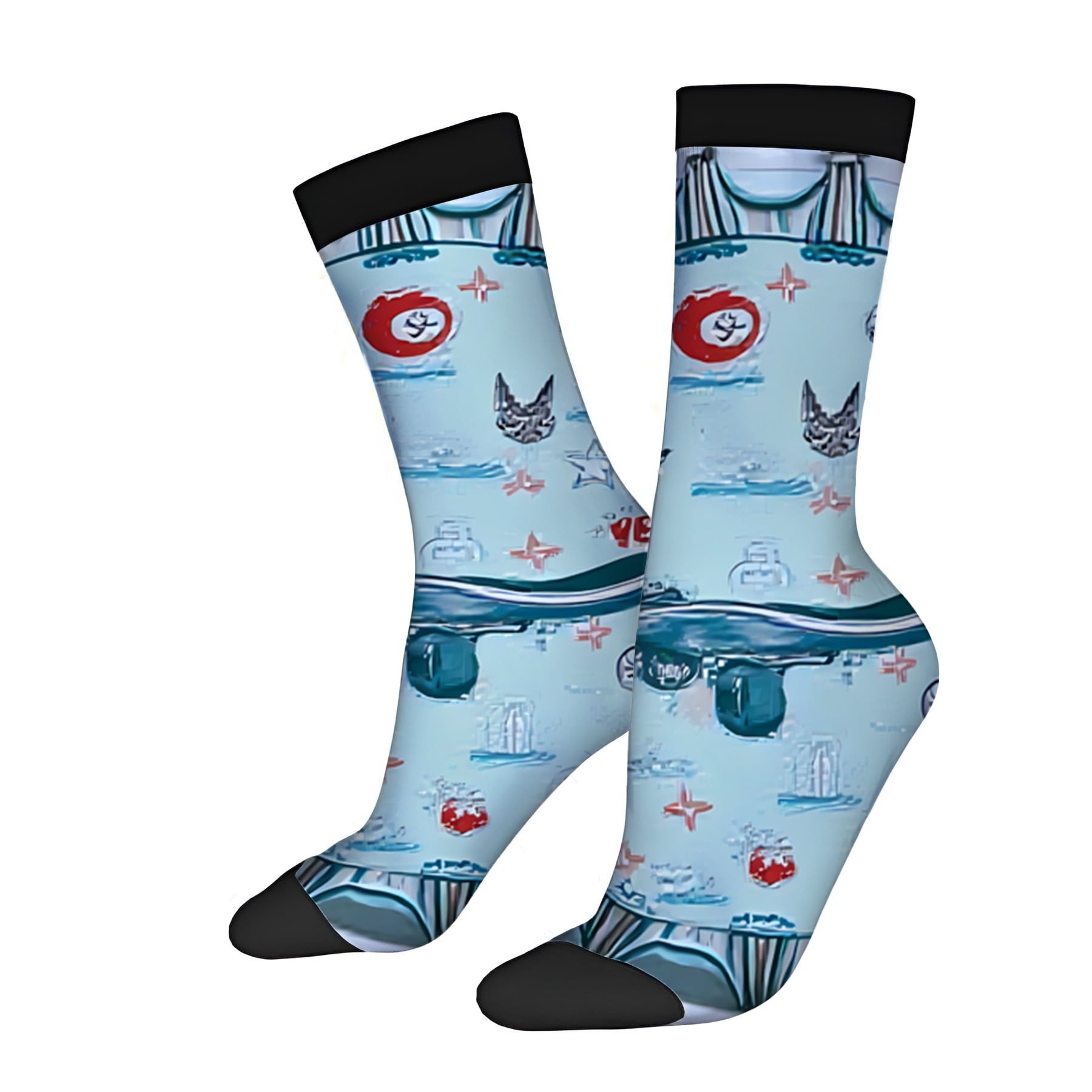 Four Seasons Universal Socks (2 Pairs) - Trendy Unisex Mixed Color ...