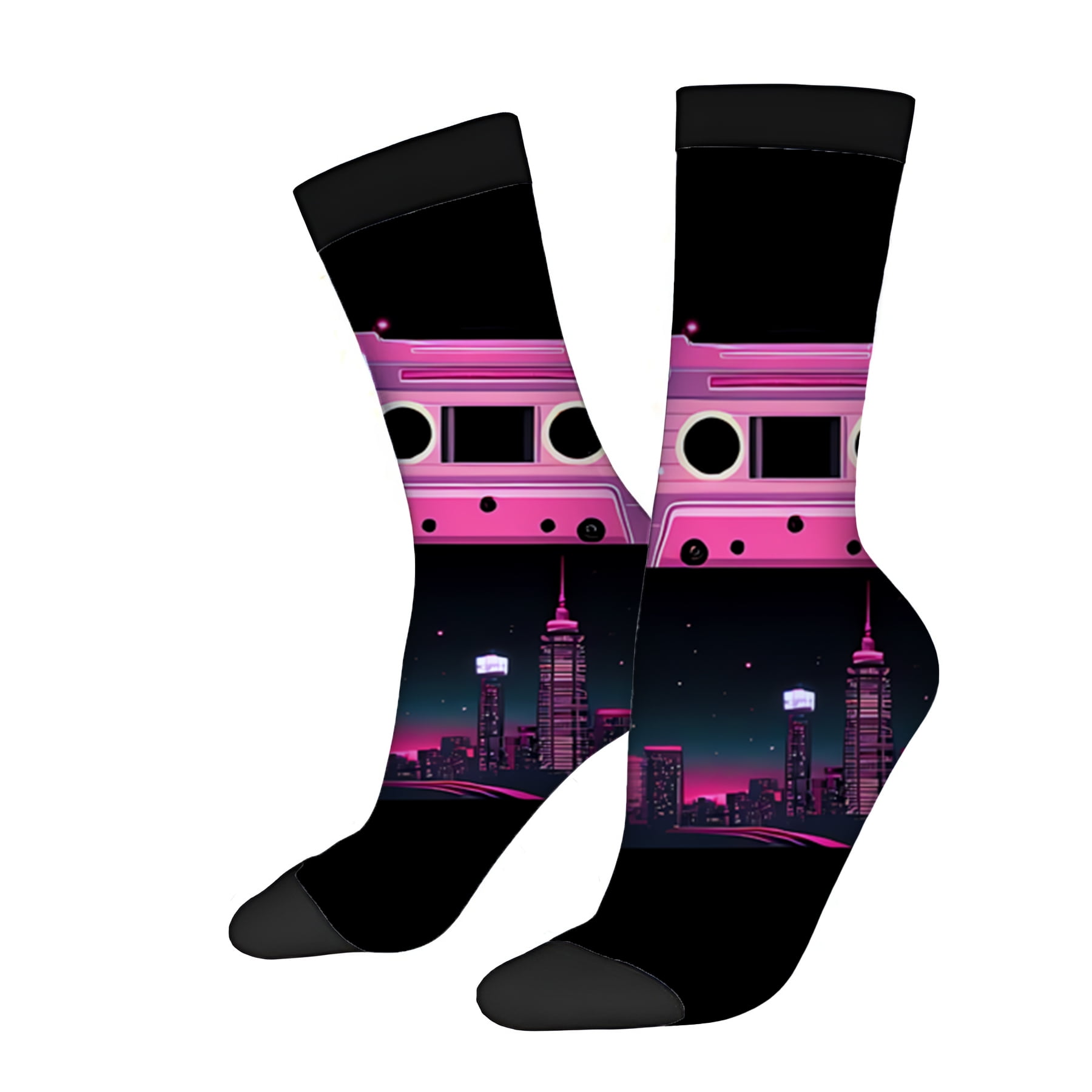 Four Seasons Universal Socks (2 Pairs) - Trendy Unisex Mixed Color ...