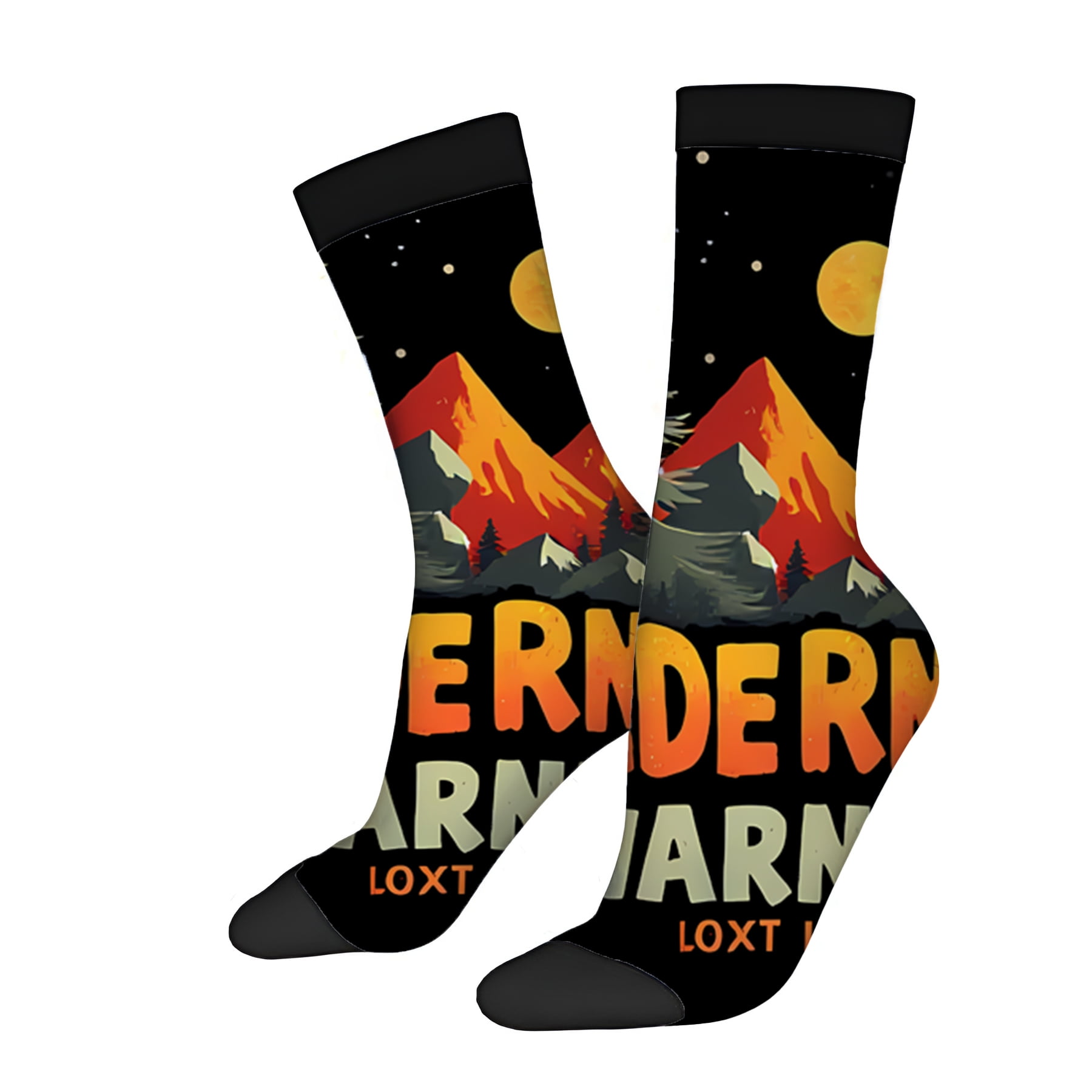 Four Seasons Universal Socks (2 Pairs) - Trendy Unisex Mixed Color ...