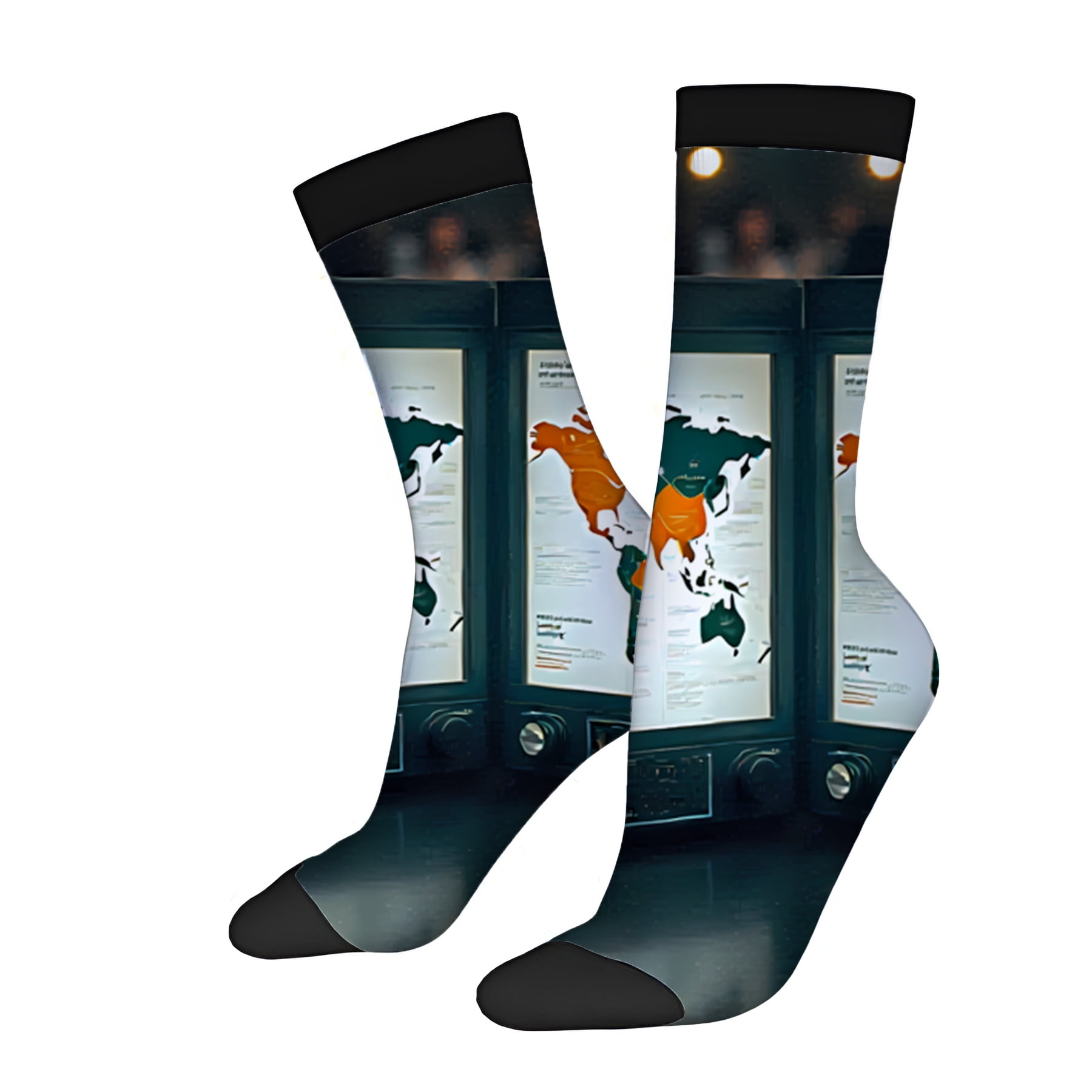 Four Seasons Universal Socks (2 Pairs) - Trendy Unisex Mixed Color ...