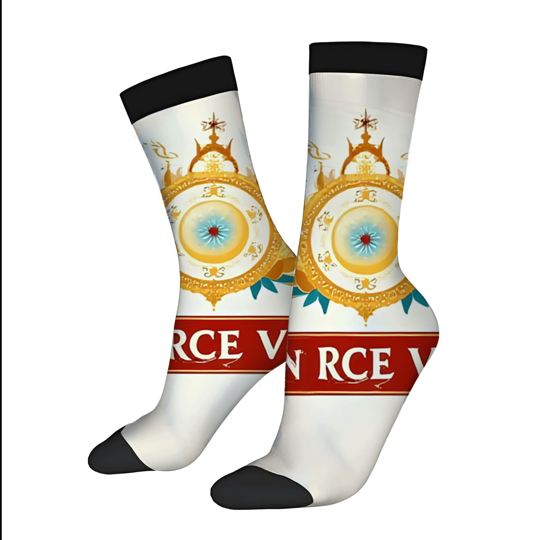 Four Seasons Universal Socks 2 Pairs Trendy Unisex Socks with Elegant ...