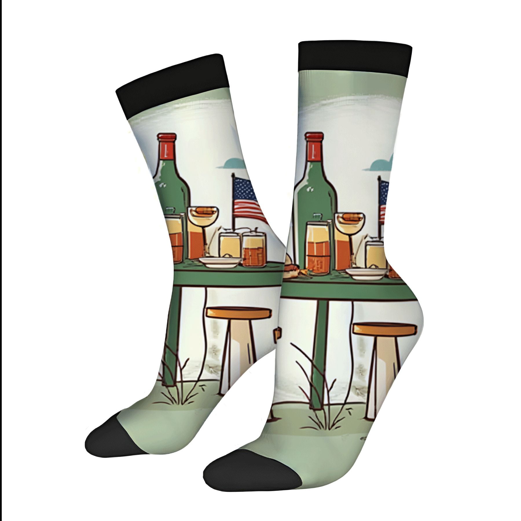 Four Seasons Universal Socks (2 Pairs) - Trendy Unisex Socks with ...