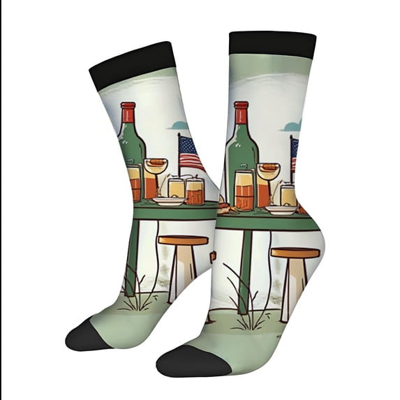 Four Seasons Universal Socks (2 Pairs) - Trendy Unisex Socks with ...