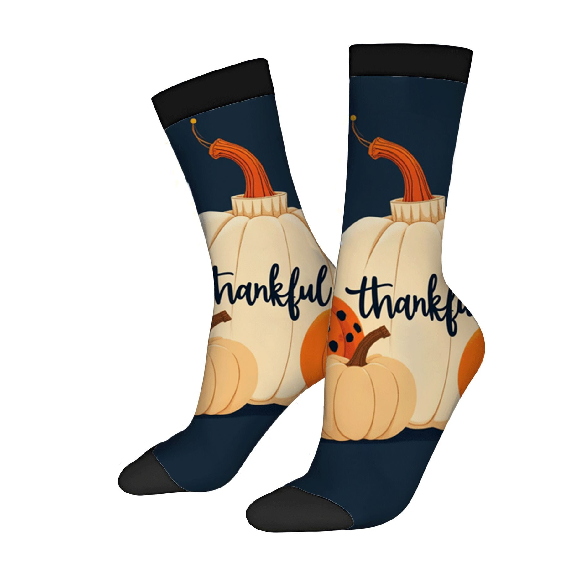 Four Seasons Universal Socks - 2 Pairs Trendy Unisex Socks with White ...