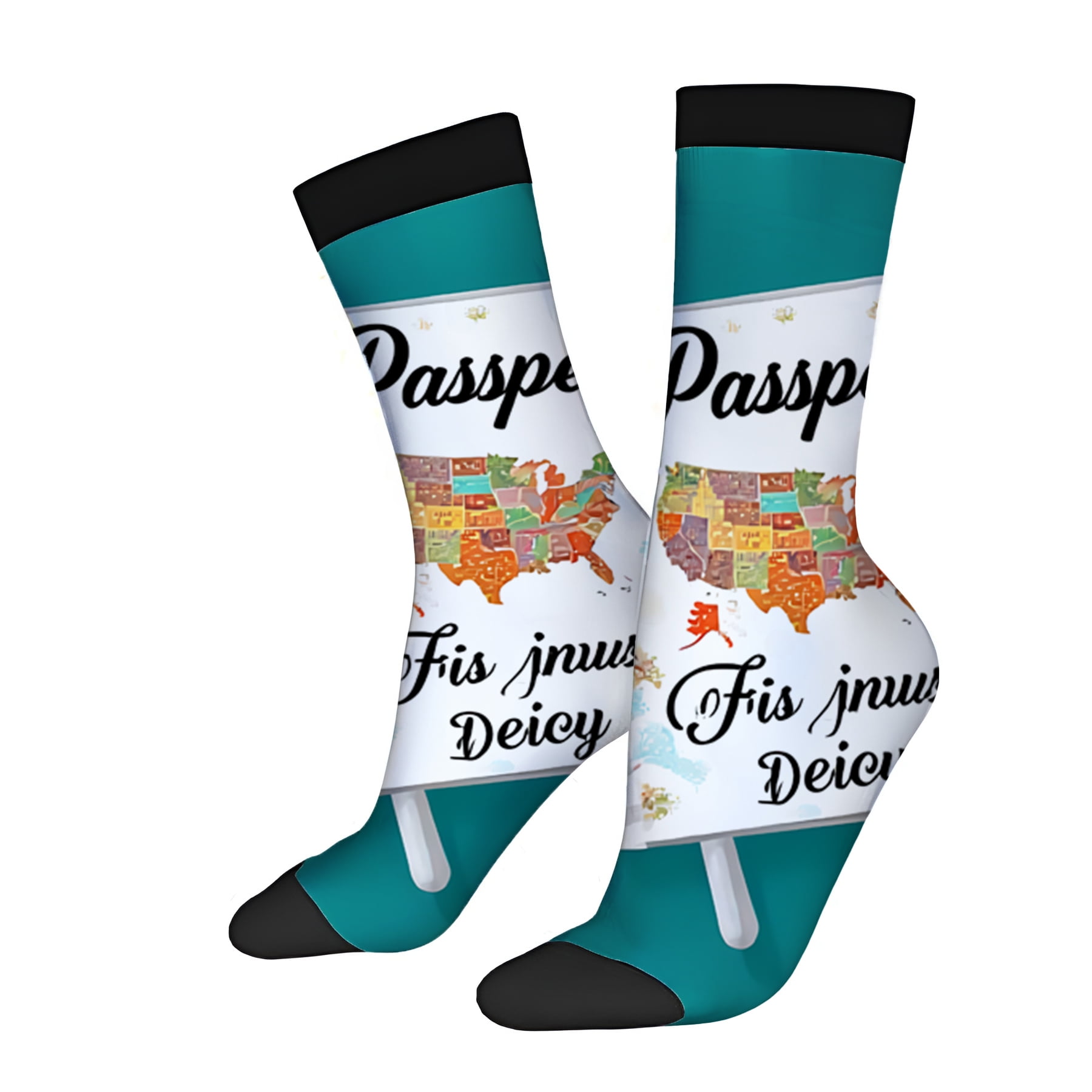 Four Seasons Universal Socks (2 Pairs) - Unisex Trendy Mixed Color ...