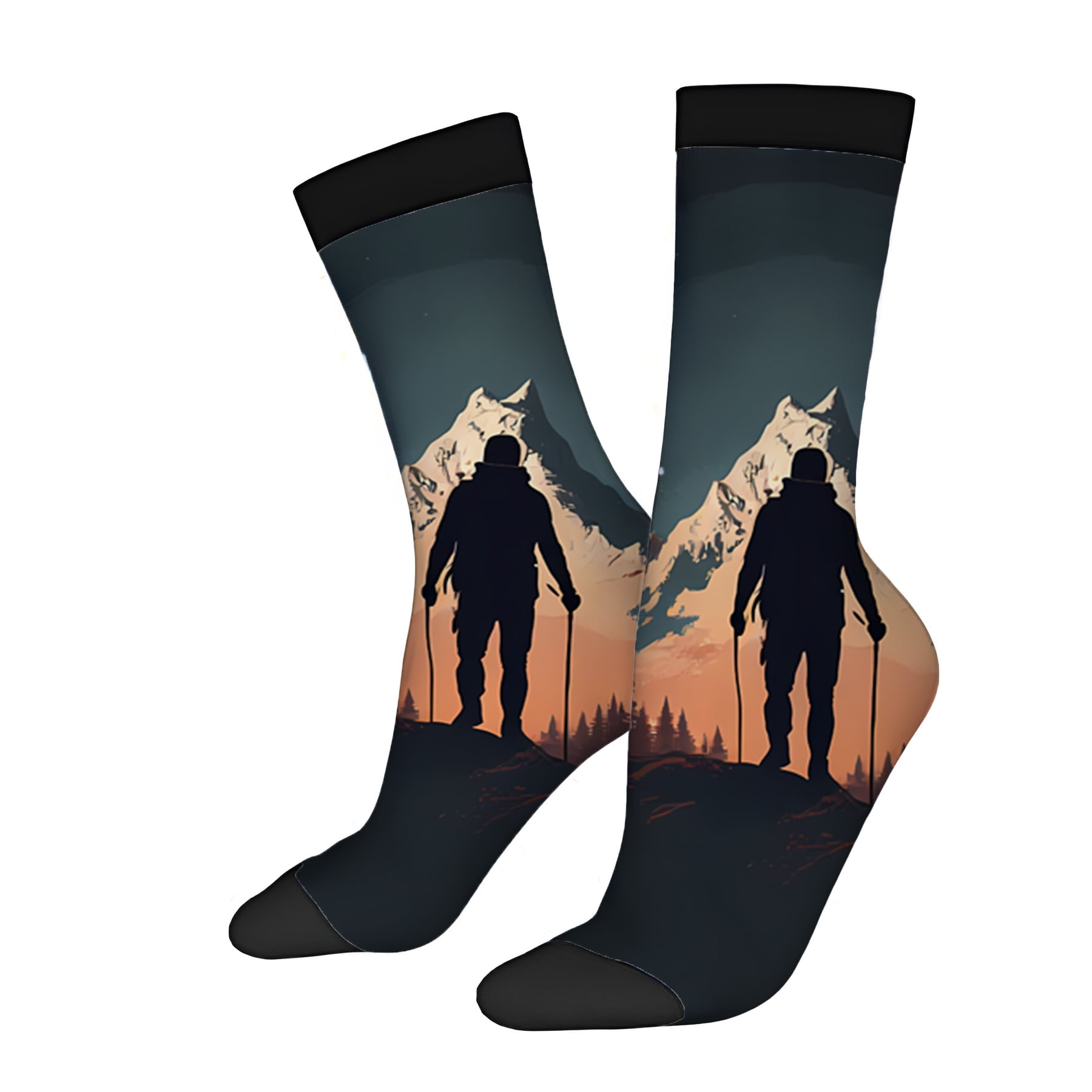 Four Seasons Universal Socks (2 Pairs) - Unisex Trendy Mixed Color ...