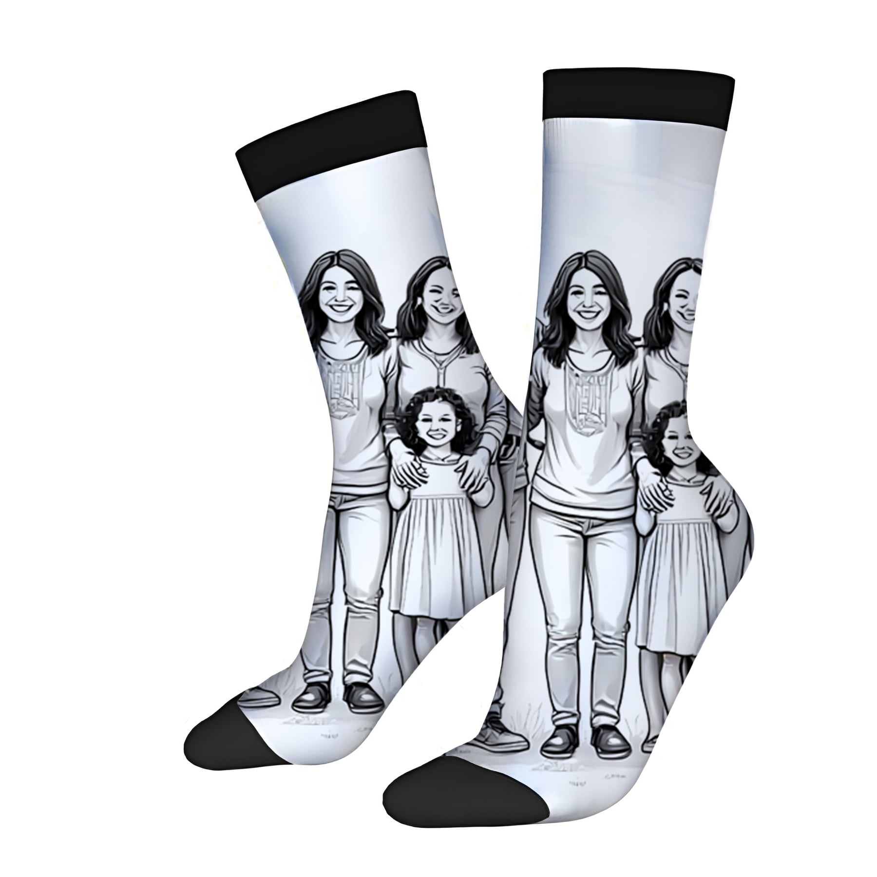 Four Seasons Universal Socks (2 Pairs) - Unisex Trendy Mixed Color ...