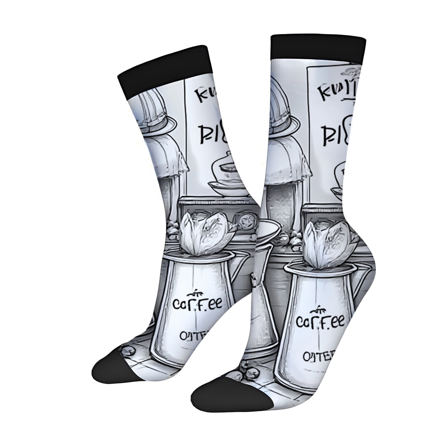 Four Seasons Universal Socks (2 Pairs) - Unisex Trendy Mixed Color ...