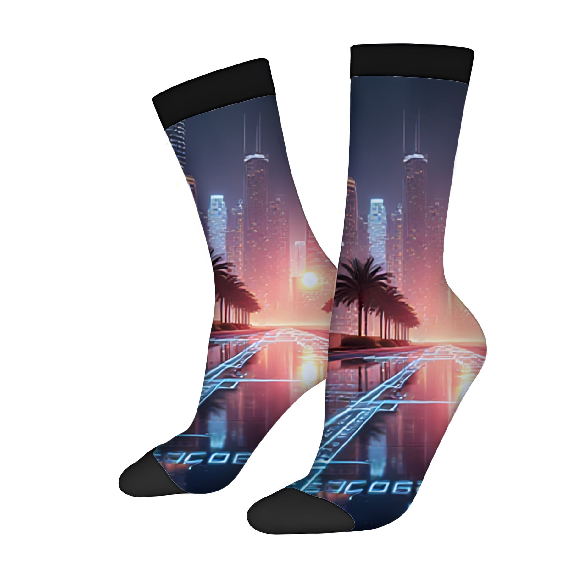 Four Seasons Universal Socks (2 Pairs) - Unisex Trendy Mixed Color ...