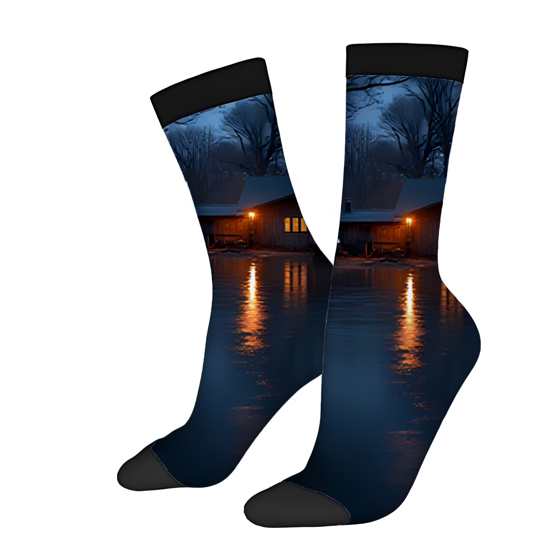 Four Seasons Universal Socks (2 Pairs) - Unisex Trendy Mixed Color ...