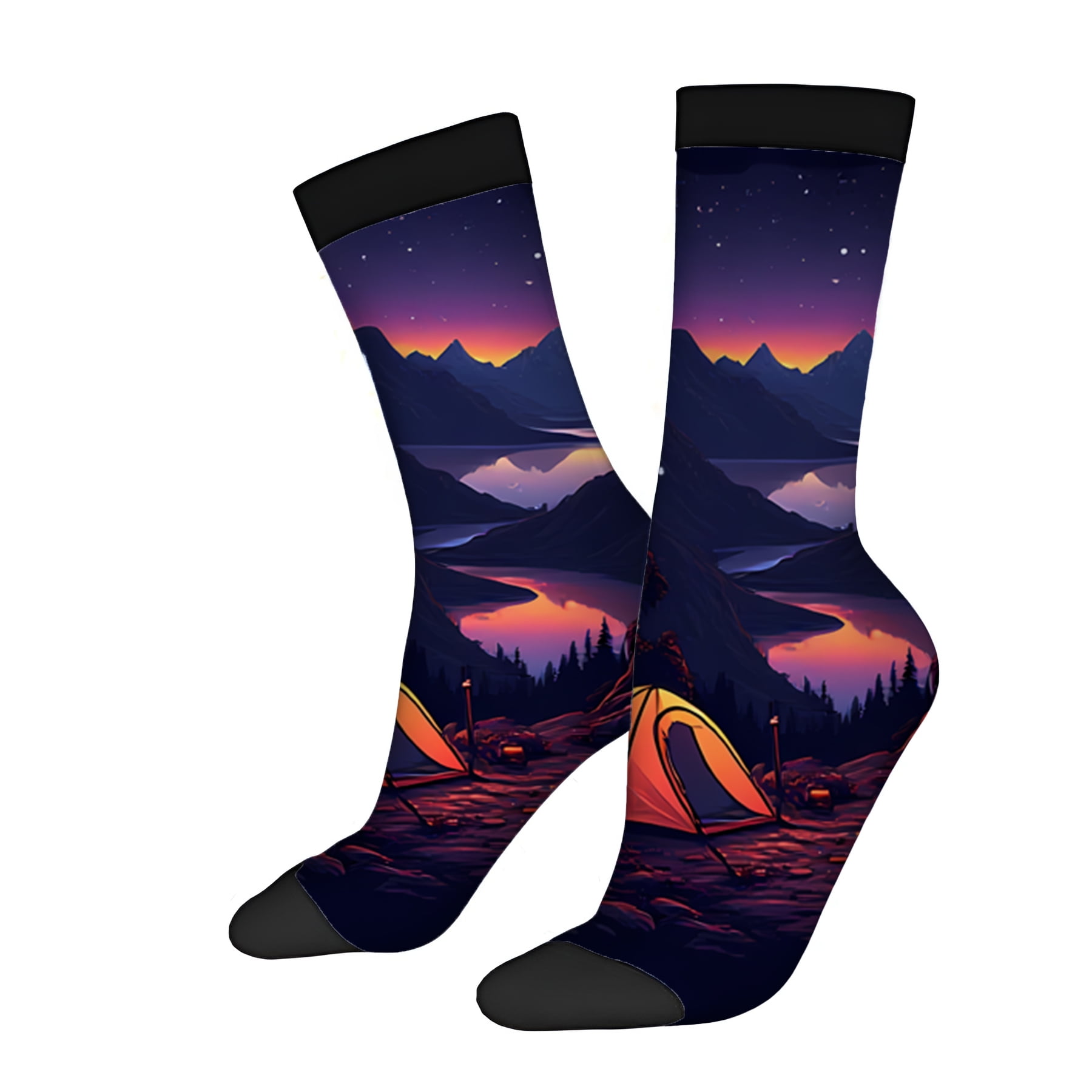Four Seasons Universal Socks (2 Pairs) - Unisex Trendy Mixed Color ...