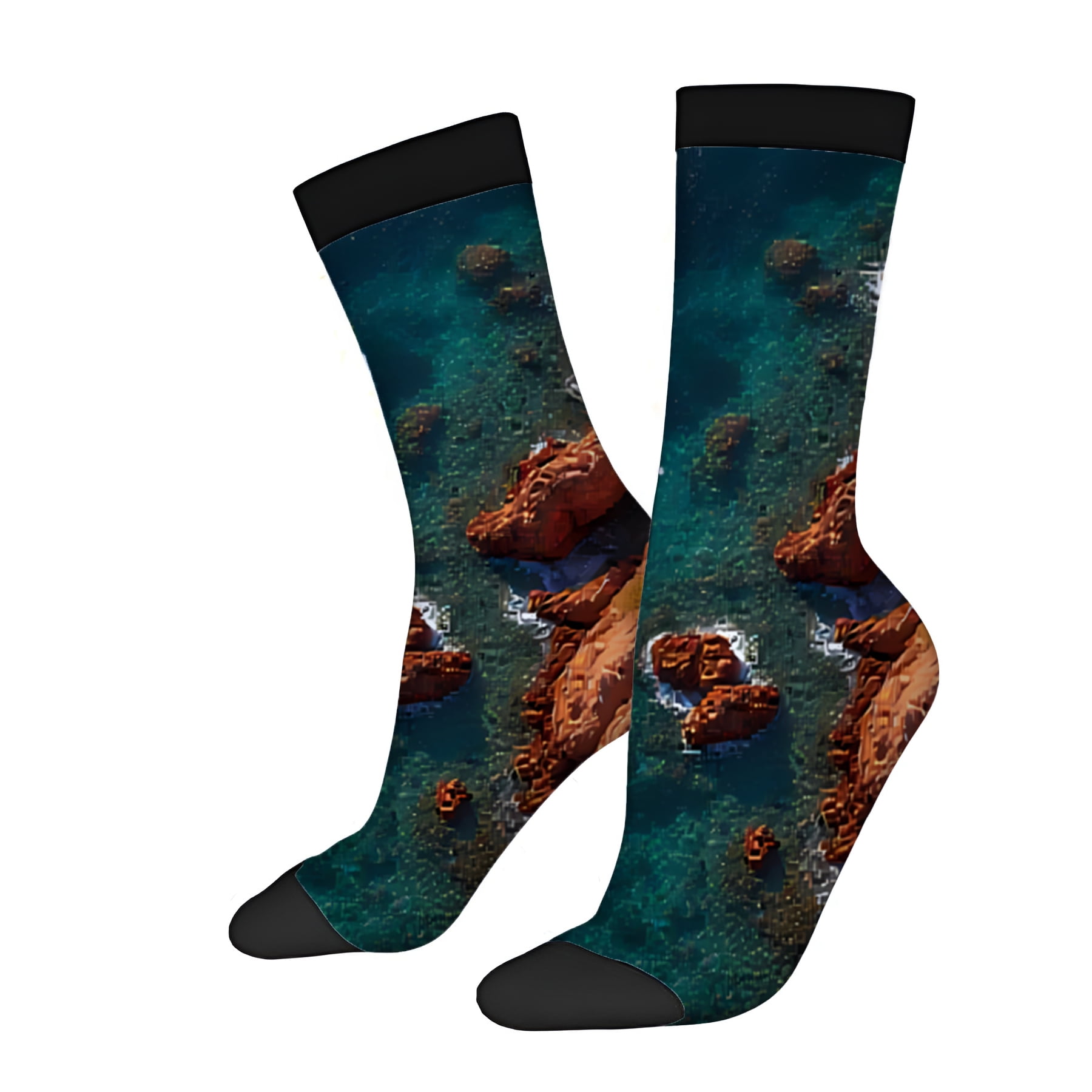 Four Seasons Universal Socks (2 Pairs) - Unisex Trendy Mixed Color ...