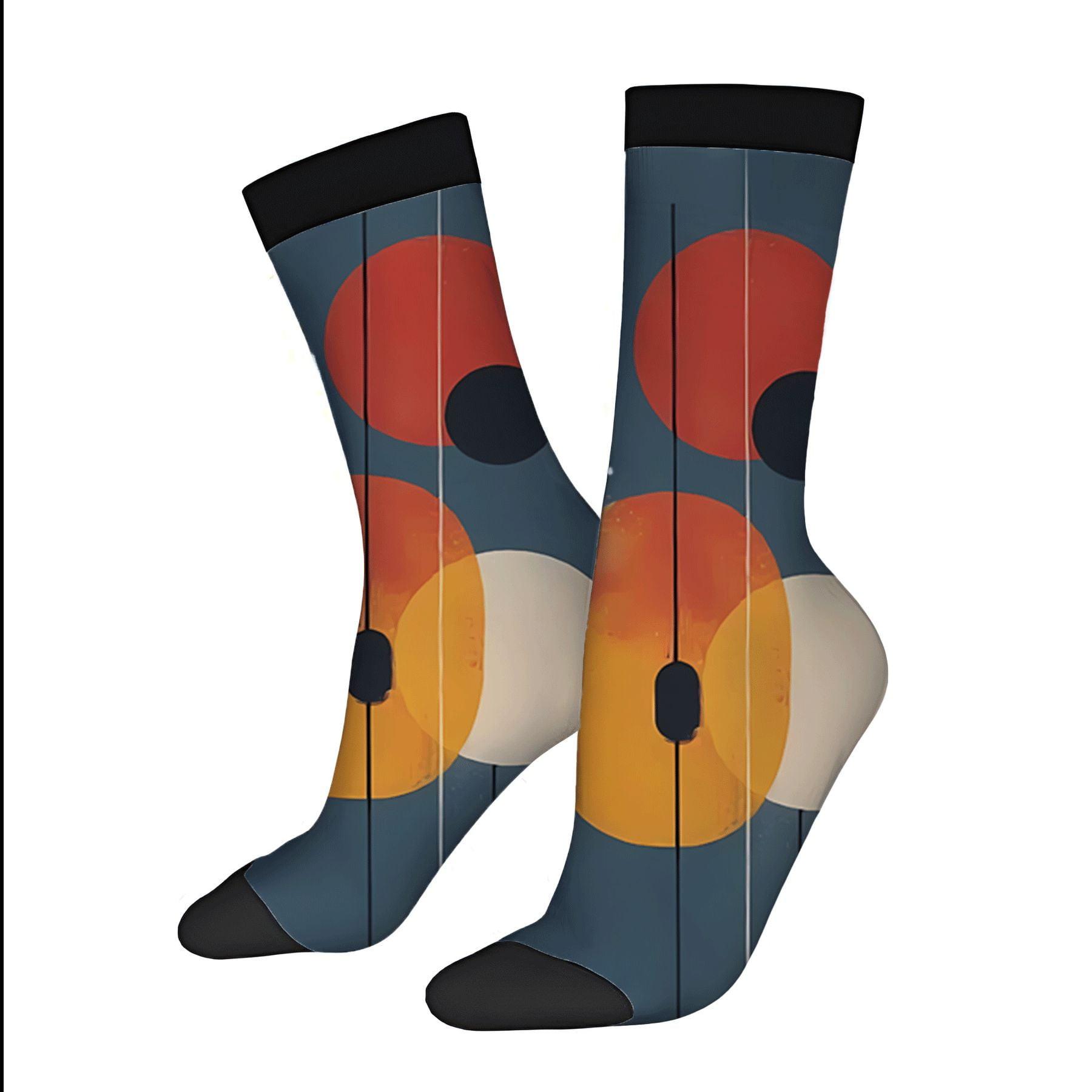 Four Seasons Universal Socks 2 Pairs of Unisex Trendy Socks with Modern ...