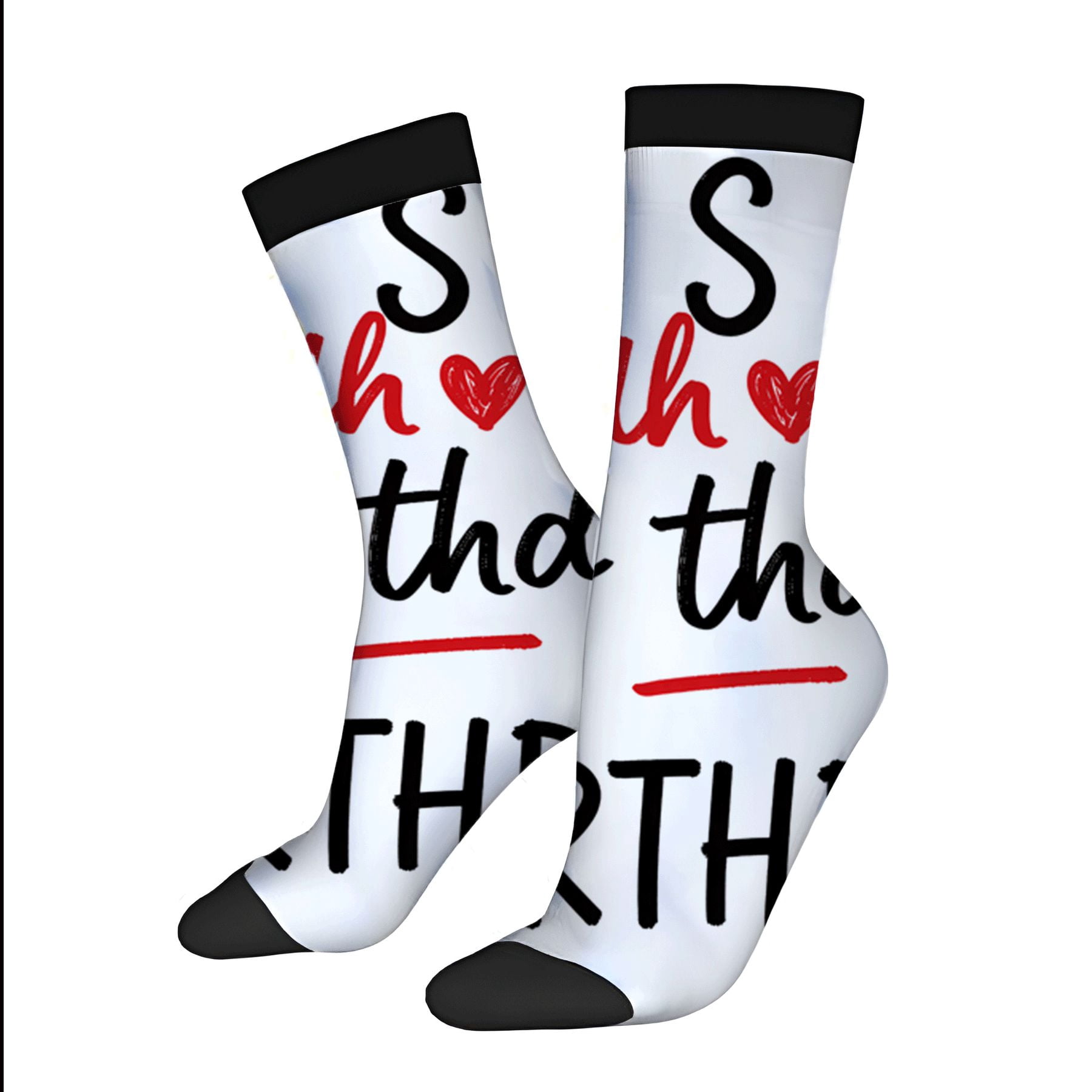 Four Seasons Universal Socks - 2 Pairs Unisex Trendy Socks with Bold ...