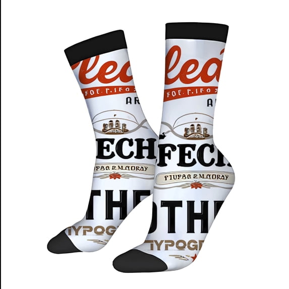 Four Seasons Universal Socks (2 Pairs) Unisex Trendy Socks with Bold ...