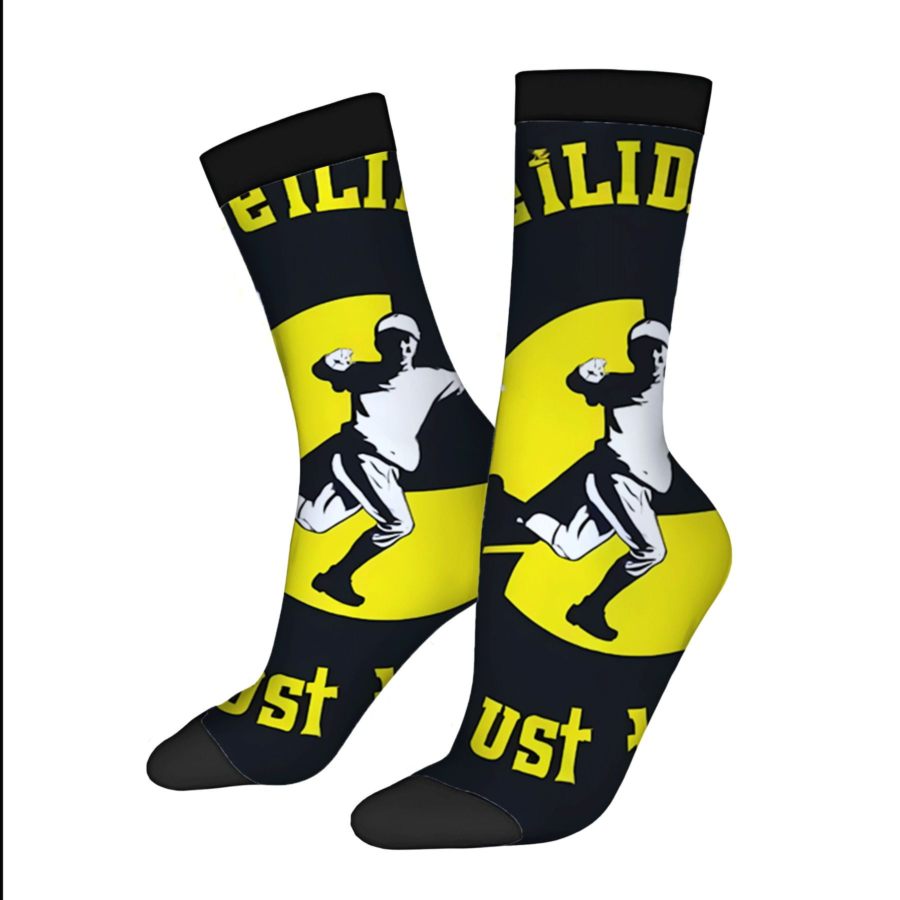 Four Seasons Universal Socks 2 Pairs Unisex Trendy Socks with Bold ...