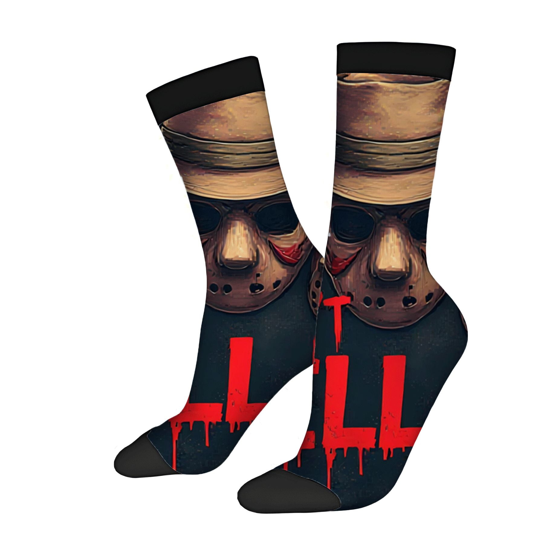 Four Seasons Universal Socks - 2 Pairs Unisex Trendy Socks with Dark ...