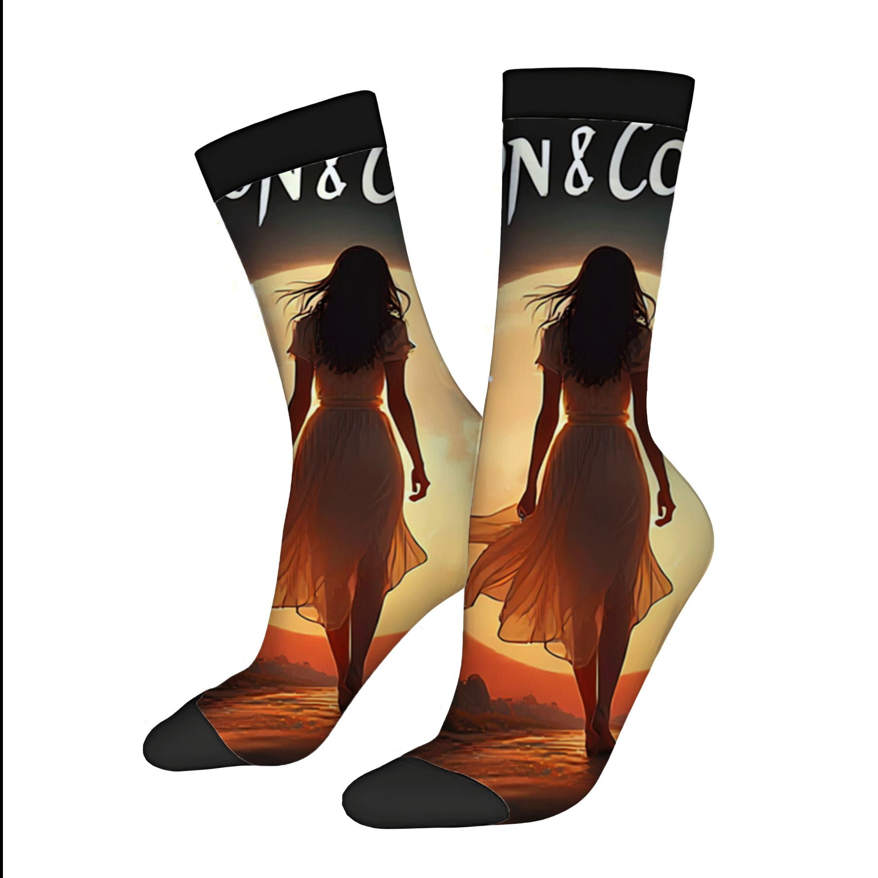 Four Seasons Universal Socks - 2 Pairs Unisex Trendy Socks with Elegant ...
