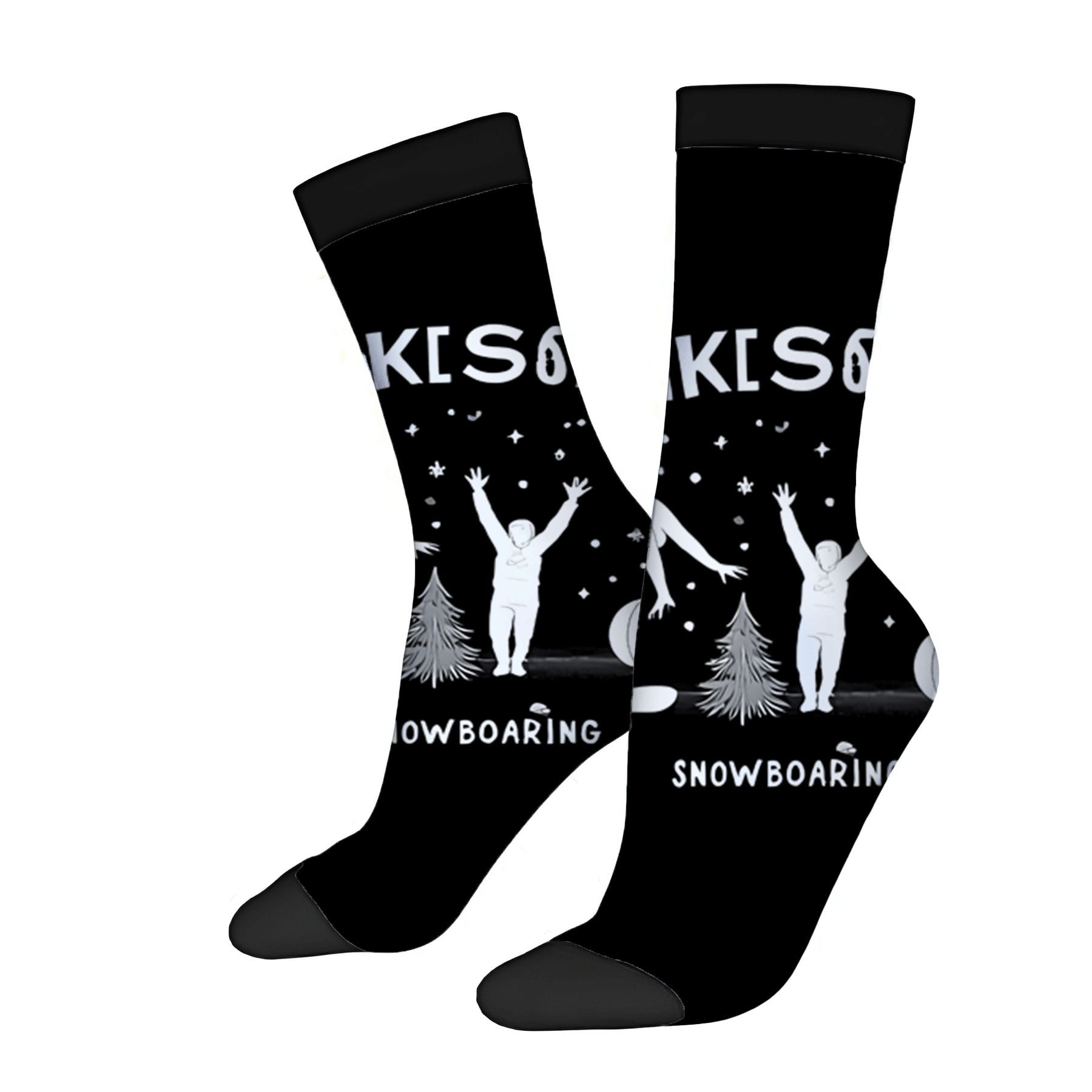 Four Seasons Universal Socks - 2 Pairs Unisex Trendy Socks with Unique ...
