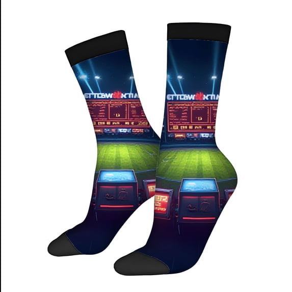 Four Seasons Universal Socks - 2 Pairs Unisex Trendy Socks with Vibrant ...