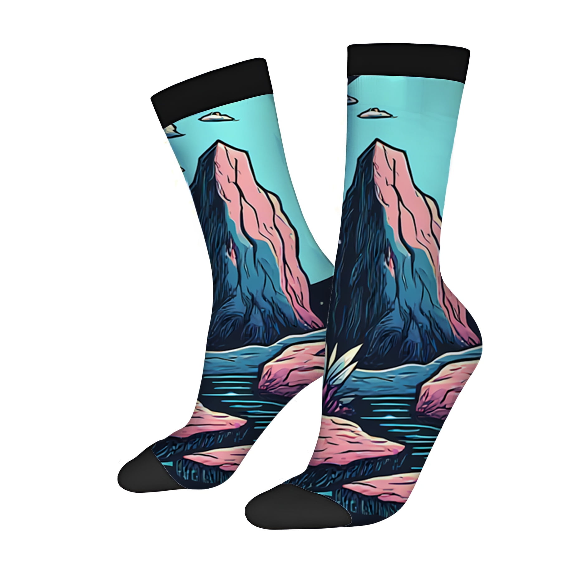 Four Seasons Universal Socks (2 Pairs) - Unisex Trendy Socks with ...