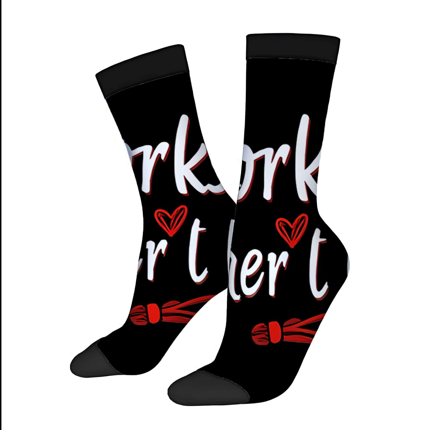 Four Seasons Universal Socks 2 Pairs Unisex Trendy Socks with ' Work ...