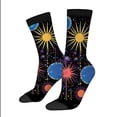 Four Seasons Universal Socks (2 Pairs) - Vibrant Black Socks with ...